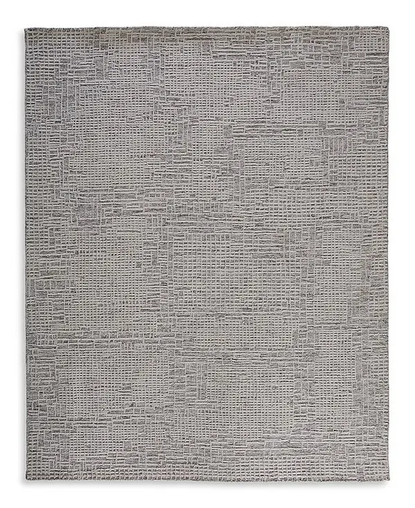 MINK PREMIER Mink Home Aurelia Aur01 8'x10' Area Rug - Silver