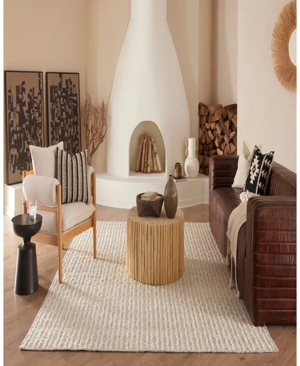 MINK PREMIER Mink Home Seraphine Ser03 8'x10' Area Rug - Ivory