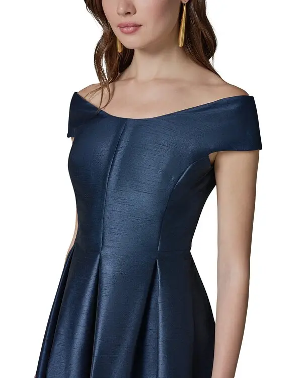 Donna Karan New York Off-the-shoulder Fit & Flare Dress