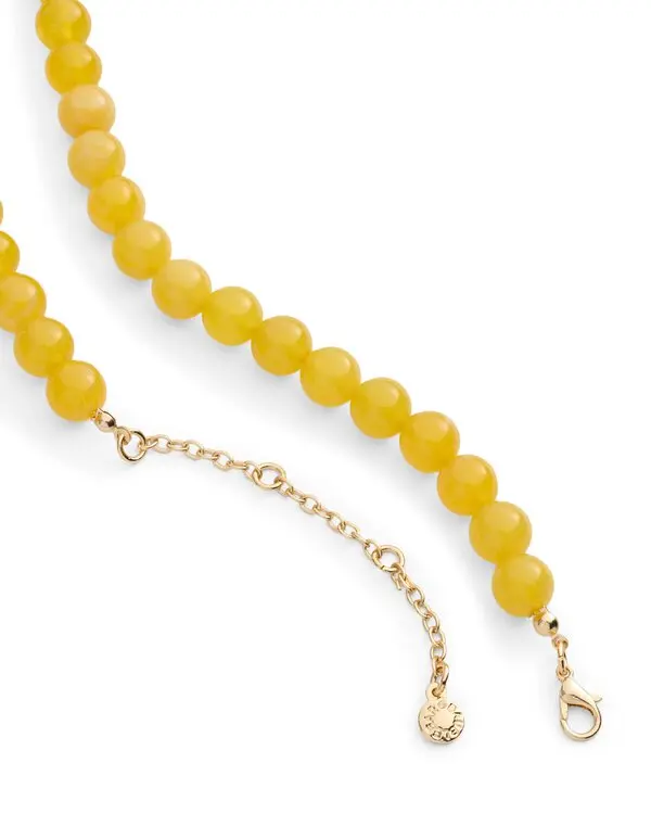 Baublebar Janette Beaded Ring Necklace - Yellow