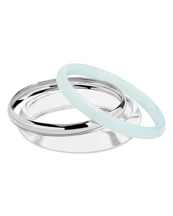 Baublebar Raven Bangle Bracelet Set - Silver