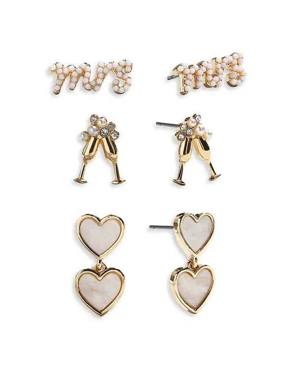 Baublebar Bridal Earring Set - Pearl