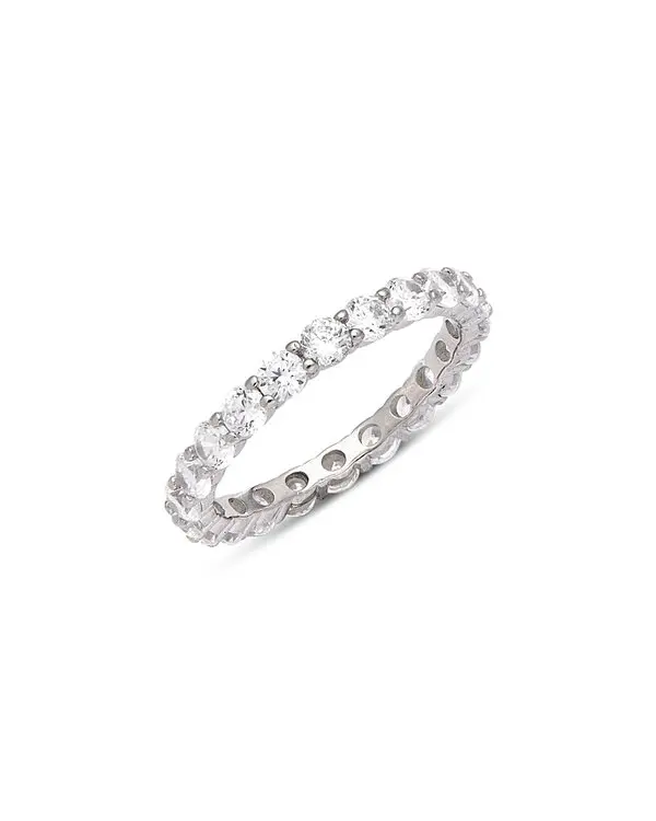 Shashi Eternity Band Ring - Silver