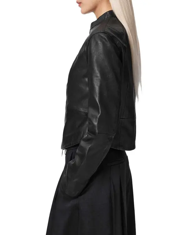 ALLSAINTS Sadler Leather Biker Jacket - Black
