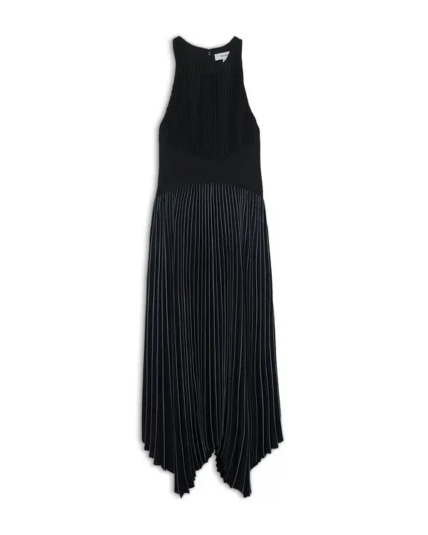 REISS Petites Rachel Pleated Dress