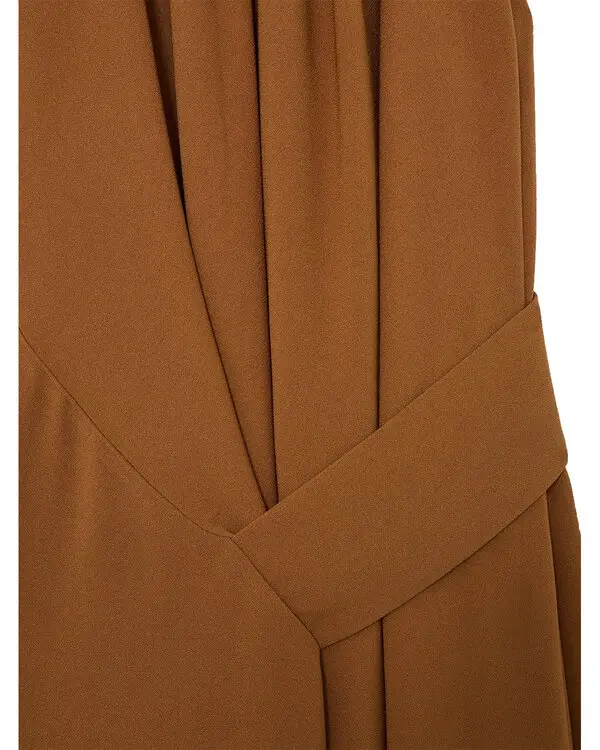 REISS Maeve Draped Midi Dress