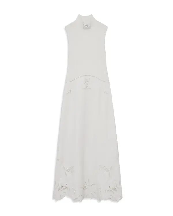 REISS Phoenix Sleeveless High Neck Midi Dress