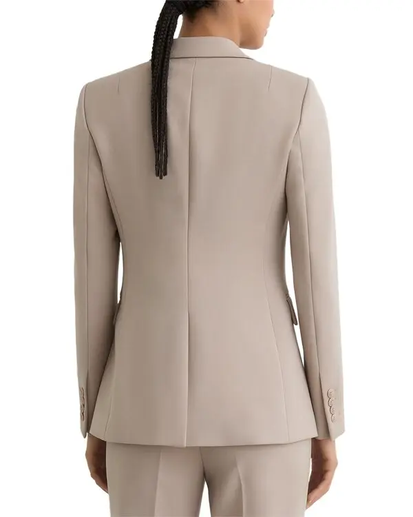 REISS Petites Gabi Suit Blazer In Stone