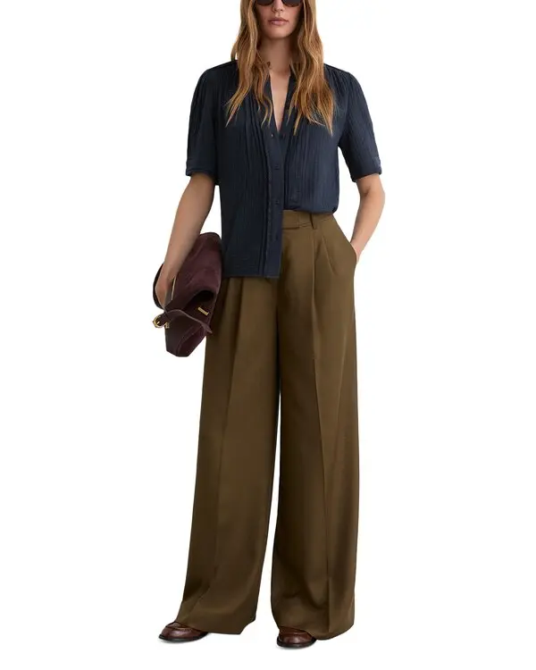REISS Aurelia Muslin Top
