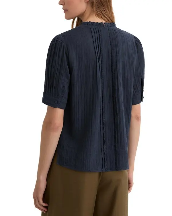 REISS Aurelia Muslin Top