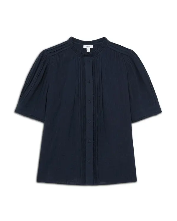 REISS Aurelia Muslin Top