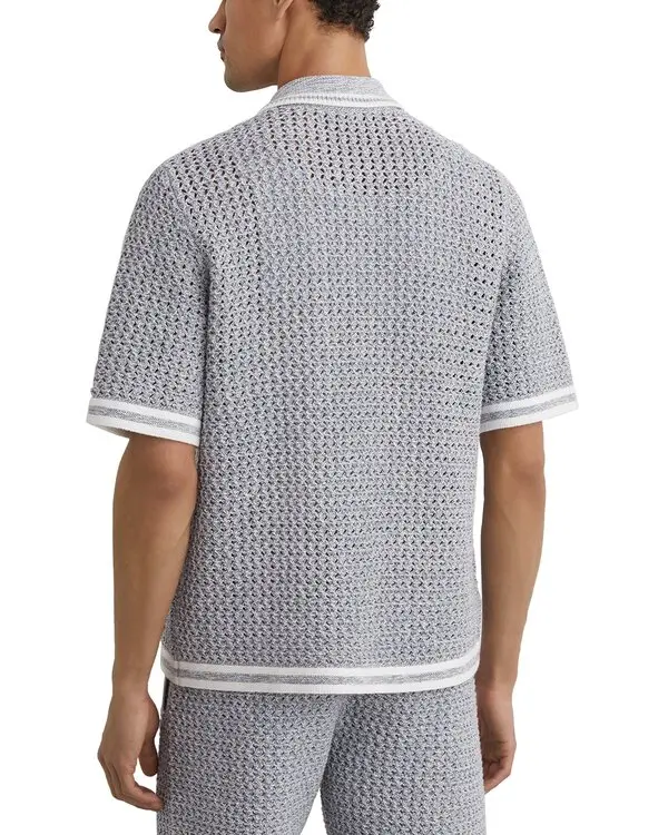 REISS Meadows Regular Fit Contrast Tipping Pocket Shirt
