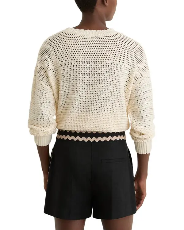 REISS Linen Wave Trim Shorts