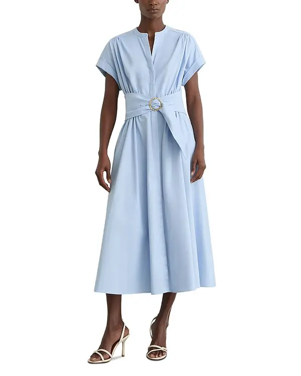 REISS Sally Belted Midi Dress