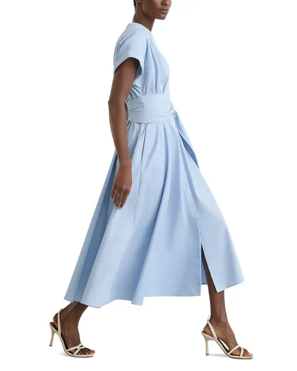 REISS Sally Belted Midi Dress