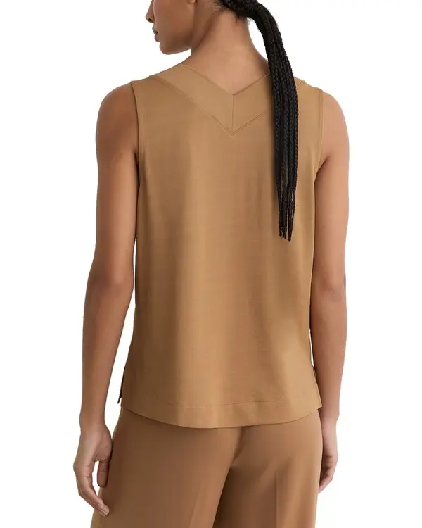 REISS Sleeveless V-neck Top