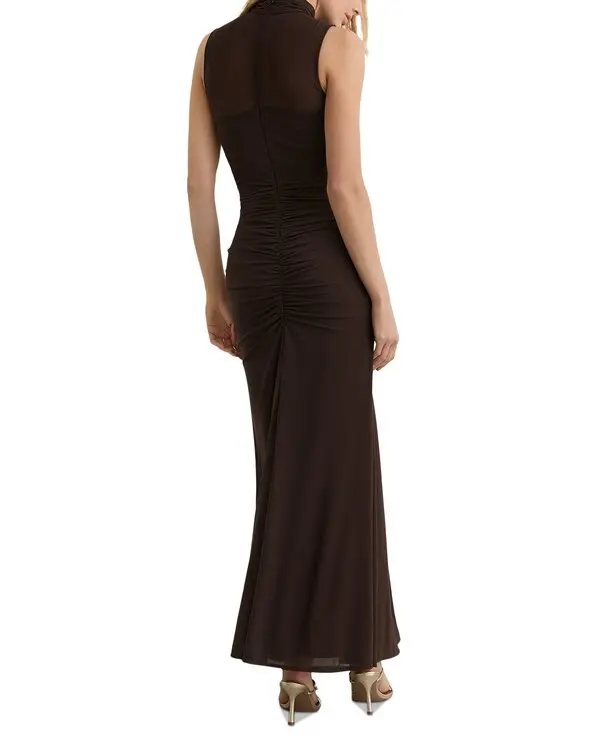 REISS Colette Gown - Chocolate
