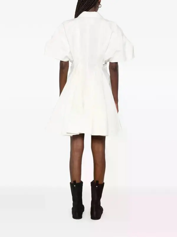 Sacai Double-breasted Flared Dress