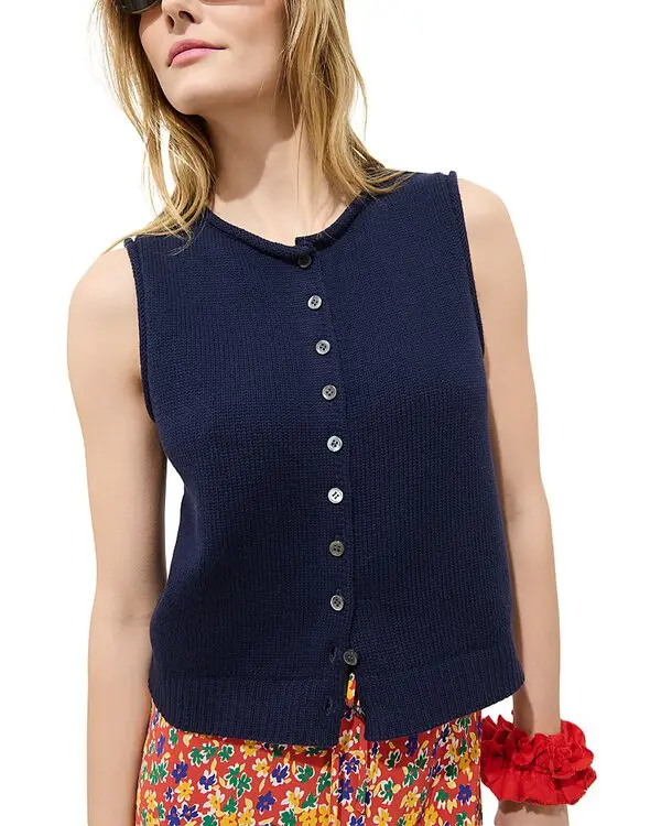 ALEX MILL Taylor Sweater Vest - Navy Night