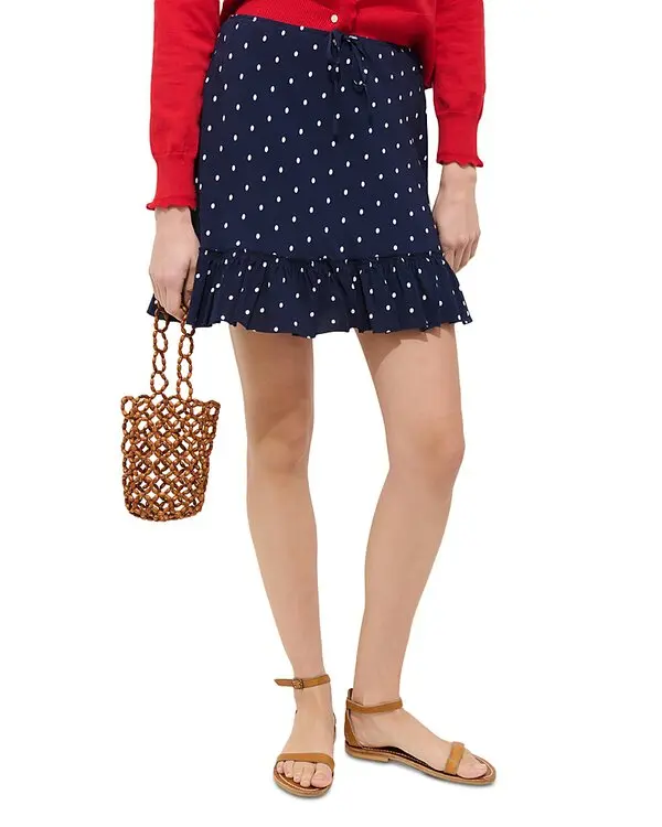 ALEX MILL Flora Skirt With Polka Dot Print