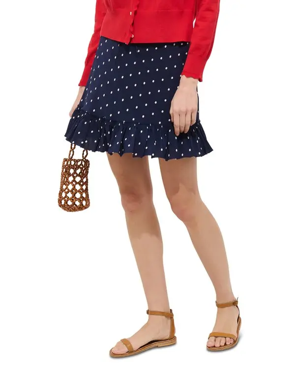 ALEX MILL Flora Skirt With Polka Dot Print