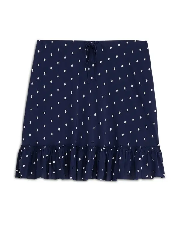 ALEX MILL Flora Skirt With Polka Dot Print