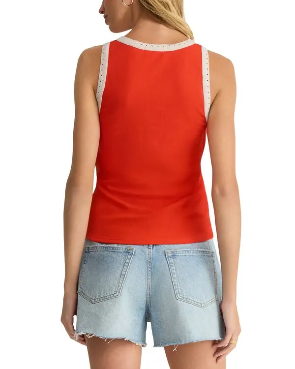 Z Supply Clarke Tank Top - Lychee
