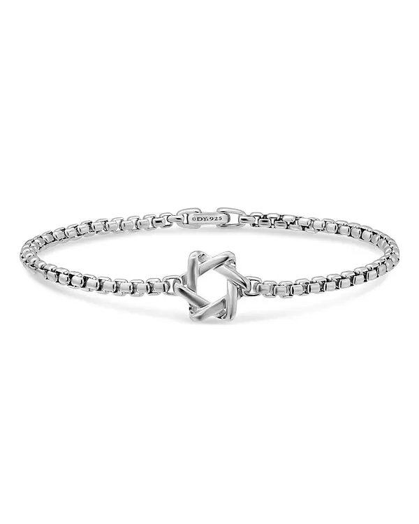 David Yurman Star Of David Station Bracelet - Silver