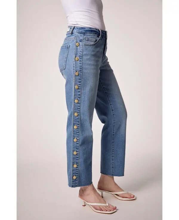 BLUE REVIVAL Beau Button Down Jean