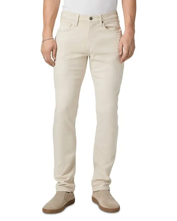 Paige Federal 32" Slim Straight Jeans - Sea Shell