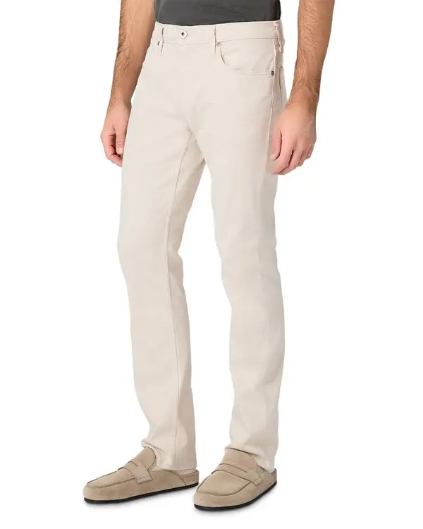 Paige Normandie Straight Fit Jeans - Sea Shell