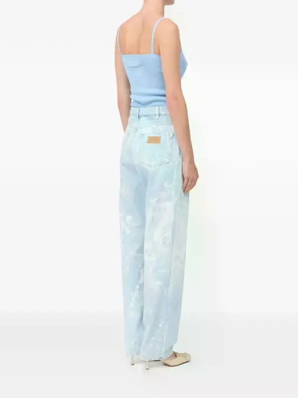 MAISON MARGIELA Paint Detail Straight Leg Jeans