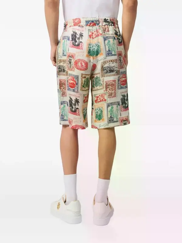 BILLIONAIRE Printed Drawstring Shorts