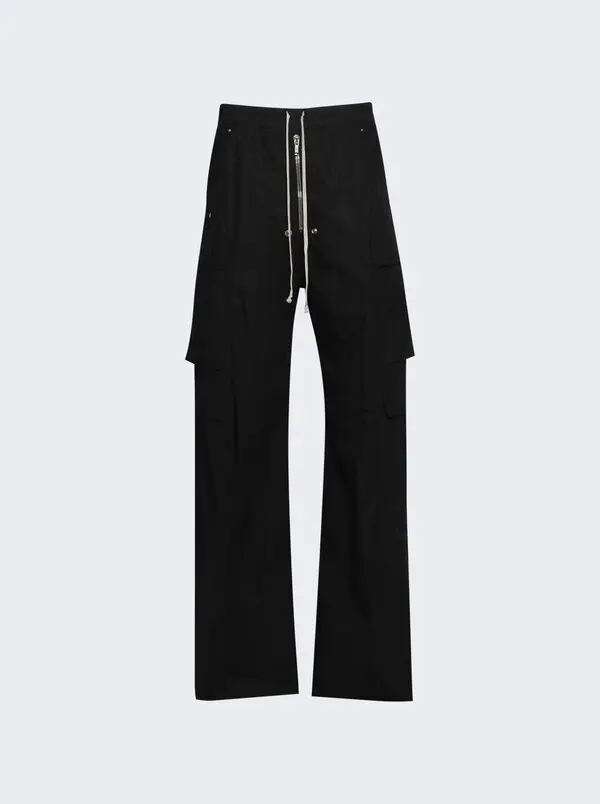 Rick Owens Double Cargo Jumbo Belas Pants - Black