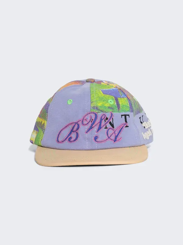 BETTER WITH AGE Reconstructed Six-panel Baseball Cap - Multicolor