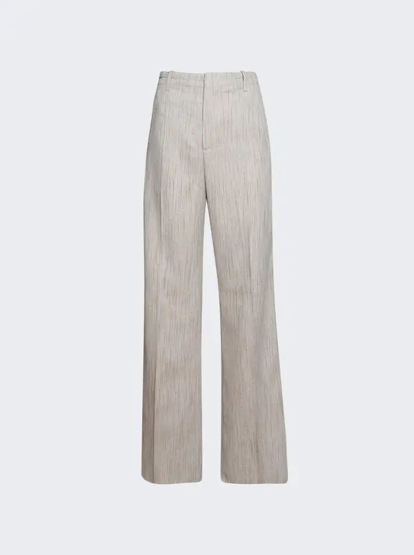 Bottega Veneta Tailored Fit Straight Leg Trousers