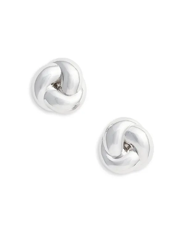 SELF-PORTRAIT Knot Earrings - Silver
