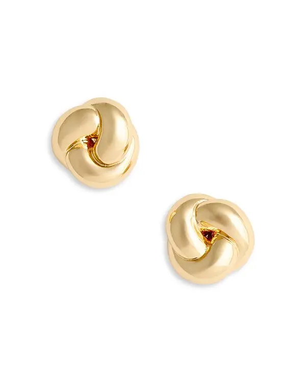 SELF-PORTRAIT Knotted Stud Earrings - Gold