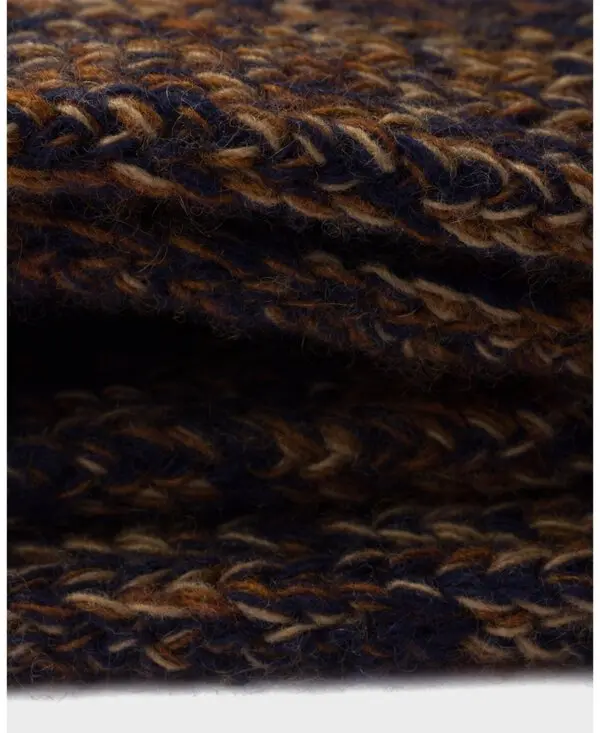 Prada Melange Wool And Cashmere Scarf - Blue