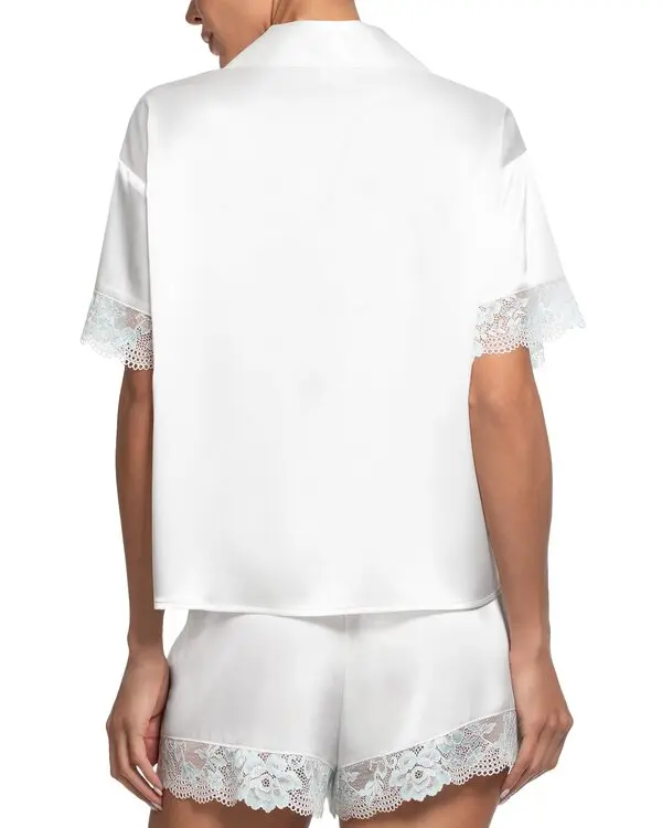IN BLOOM BY JONQUIL Stretch Satin Shortie Pajama Set