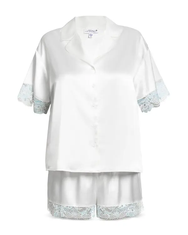IN BLOOM BY JONQUIL Stretch Satin Shortie Pajama Set