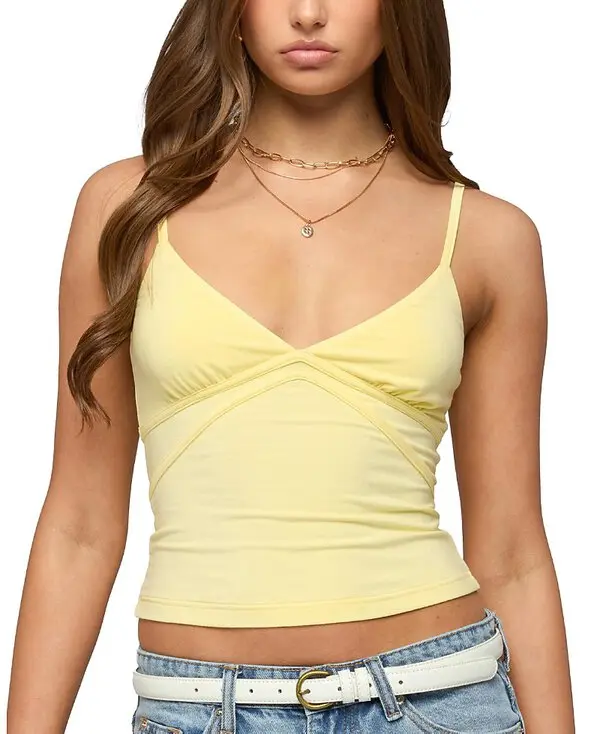 EDIKTED Evianna Double Tie Back Tank Top
