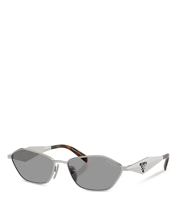 Prada Oval Sunglasses, 57mm