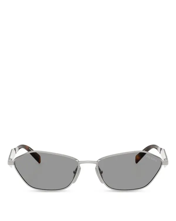 Prada Oval Sunglasses, 57mm