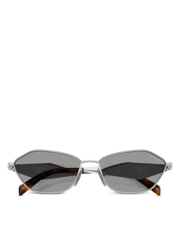 Prada Oval Sunglasses, 57mm