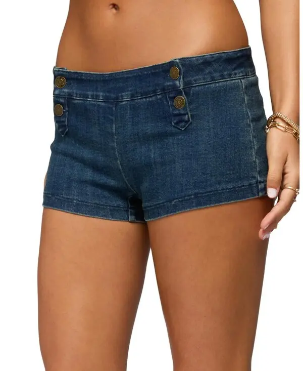 EDIKTED Sashe Denim Shorts