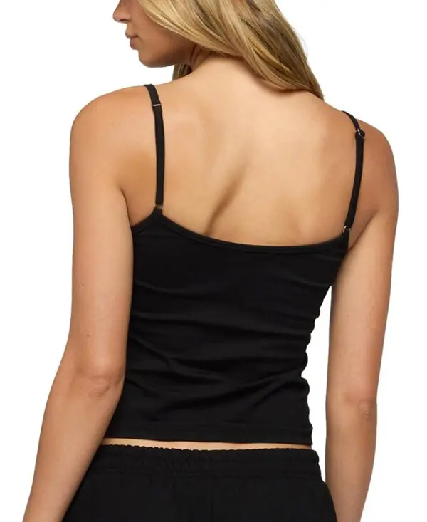 EDIKTED Cataleya Cotton Spandex Tank Top - Black