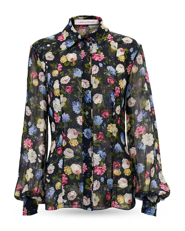 Carolina Herrera Isabella Silk Shirt