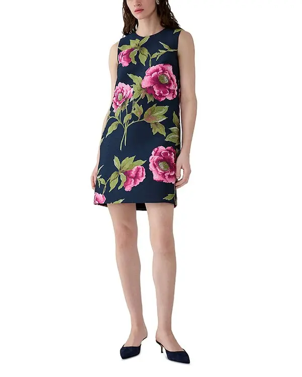 Carolina Herrera Sleeveless Floral Dress - Midnight Multi