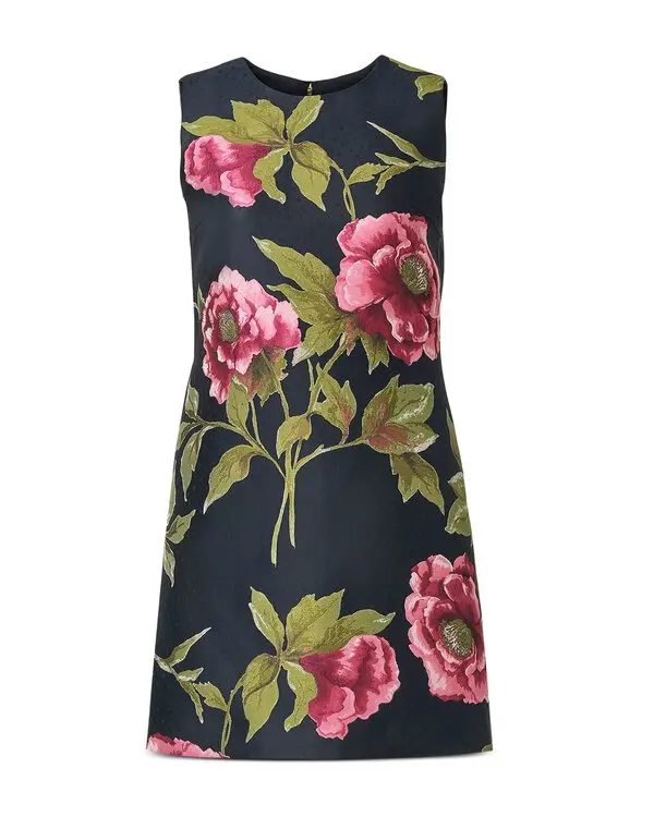 Carolina Herrera Sleeveless Floral Dress